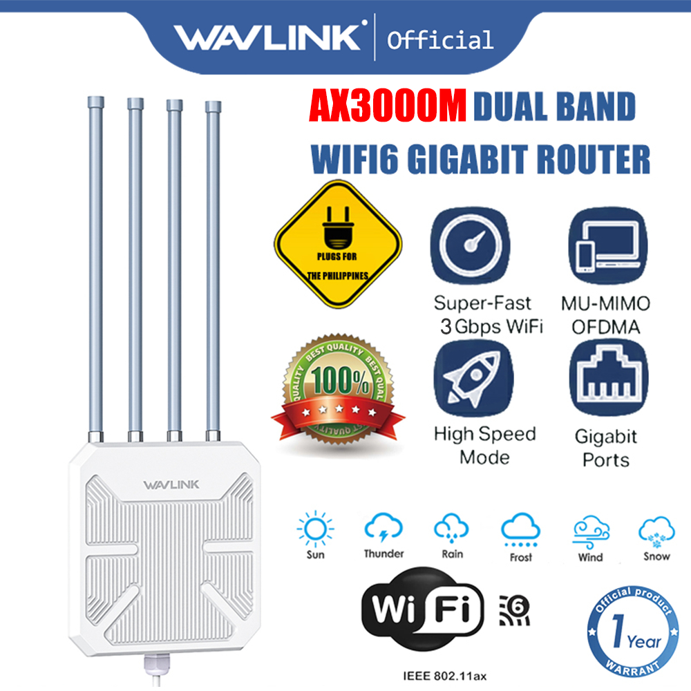 Wavlink Wifi 6 AX3000M Dual Band 2.4G&5Ghz Booster High Power Long ...