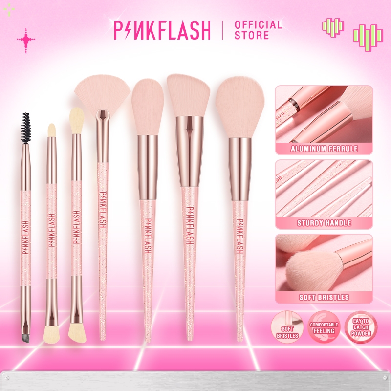 PINKFLASH Fairy Wand Makeup Bronzer Contour Eyeliner Foundation Brush ...