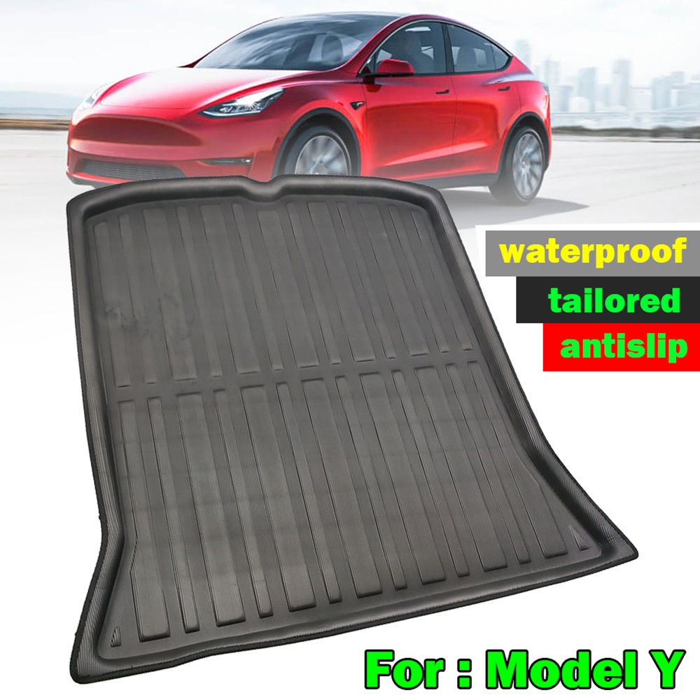 Tesla Model Y 2021-2024 Car Boot Tray Cargo Trunk Tray Mat Boot Liner ...