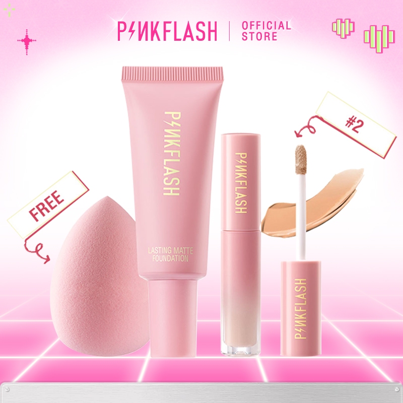 PINKFLASH Perfect Skin Face Makeup Set 3Pcs. | Shopee Philippines
