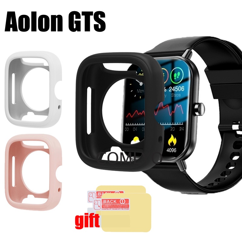 For Aolon GTS / GTS 41MM Smart Watch Case Soft Silicone Half Cover ...