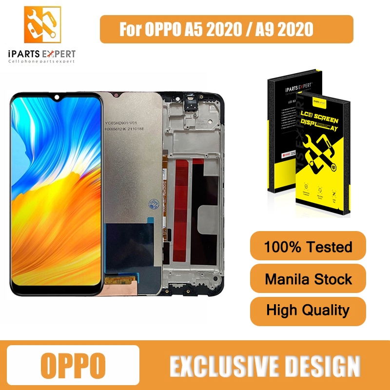 【Local Stock】IPARTSEXPERT 6.5" LCD for OPPO A5 2020 LCD OPPO A9 2020 LCD Display Touch Screen ...