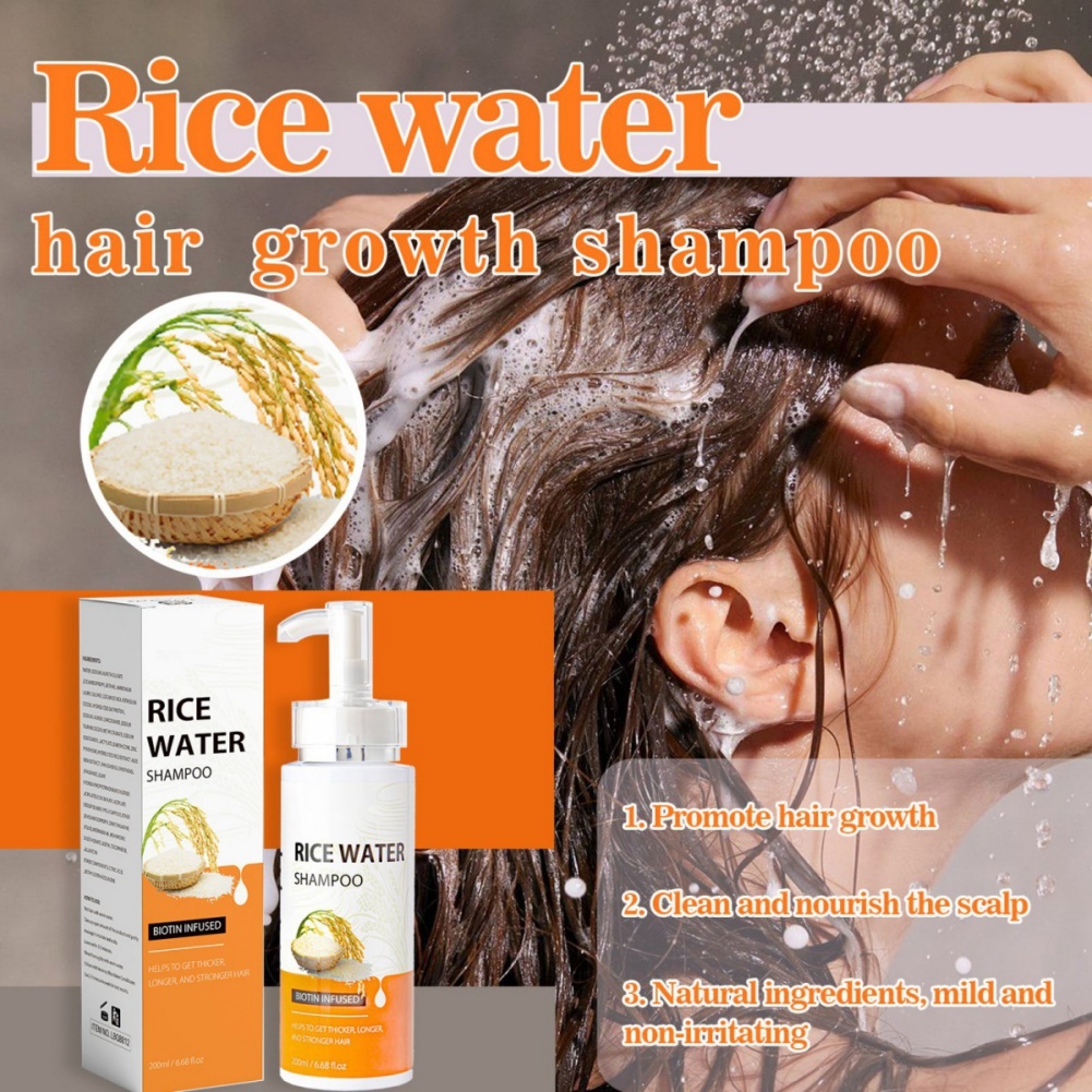 Hair Shampoo Hydrating & Moisturizing Rice Water Hair Growth For ...