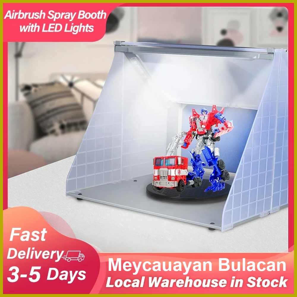 Timiben HS-E420DCLK Mini Spray Room Spray Booth With LED Light And Fan ...