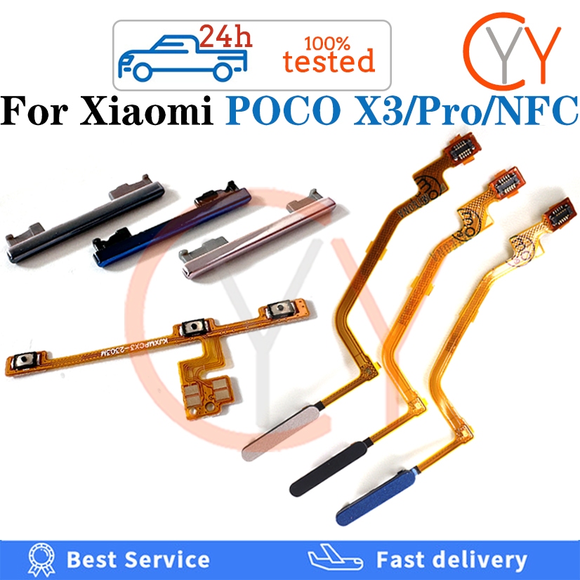 For Xiaomi Poco X3 Pro NFC Back Home Button Fingerprint Scanner Sensor ...