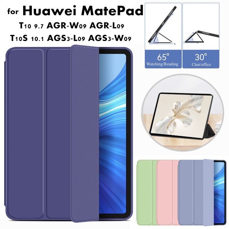 Huawei MatePad T10S T10 10.1 9.7 AGS3 AGR L09 W09 Tablet Cover PU ...
