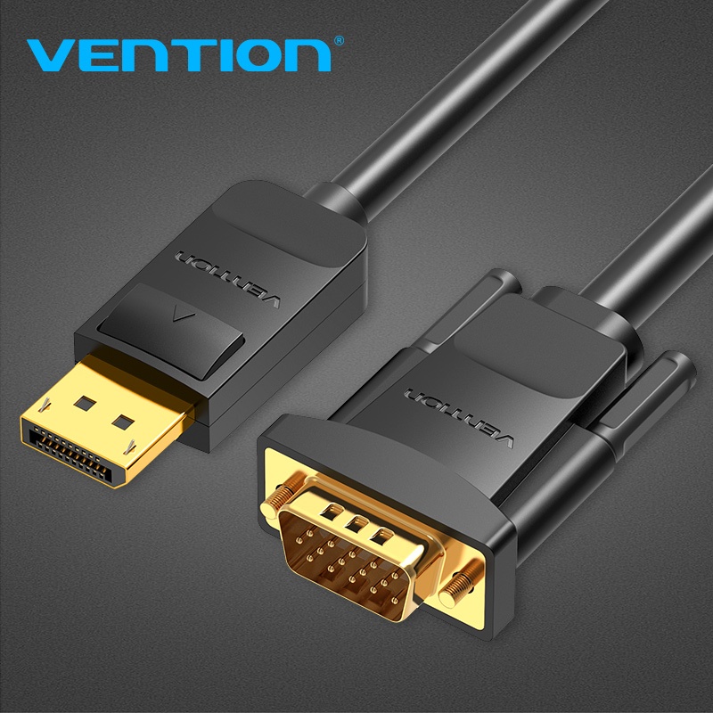 Vention Displayport to VGA Cable DP to VGA Male to Male Adapter 1080P ...