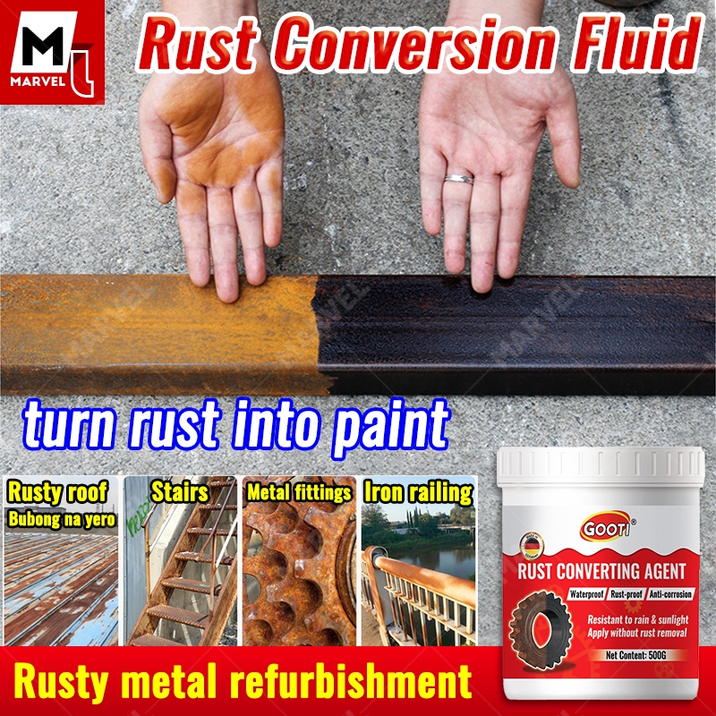 German Anti Rust Paint for Metal 500g Rust Remover Primer Paint Coating ...
