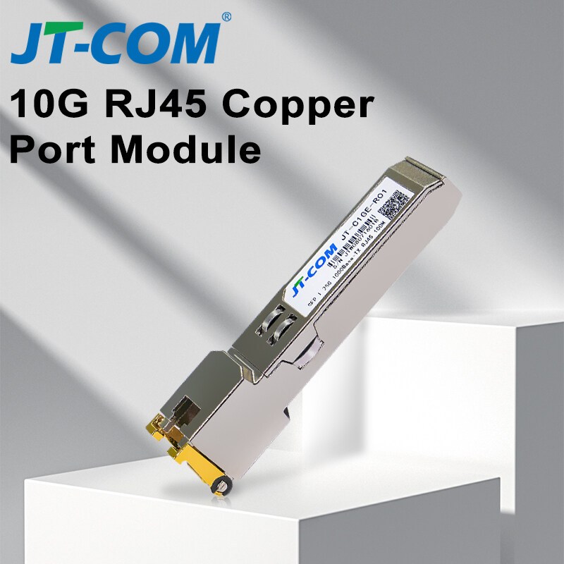 JT-COM 10G SFP+ to RJ45 Ethernet Copper SFP Transceiver, RJ45 to SFP+ ...