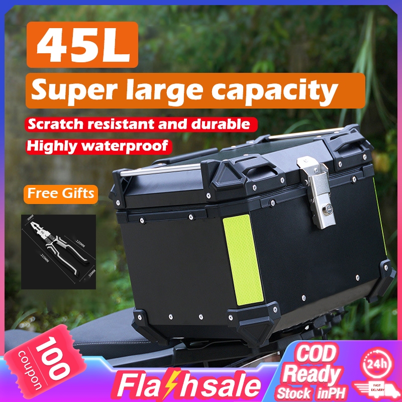 Motorcycle Top Box For Motorcycle Large-Capacity Abs Material ...