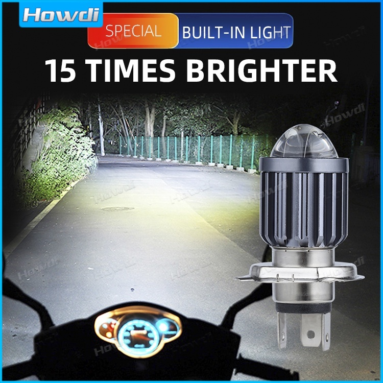 H6 BA20D LED H4 Led Moto Motorcycle Headlight Bulb CSP 10000LM ...