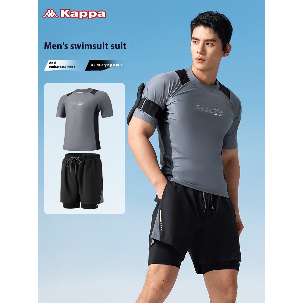 kappa Men's swimsuit Full body adult swimsuit | Shopee Philippines