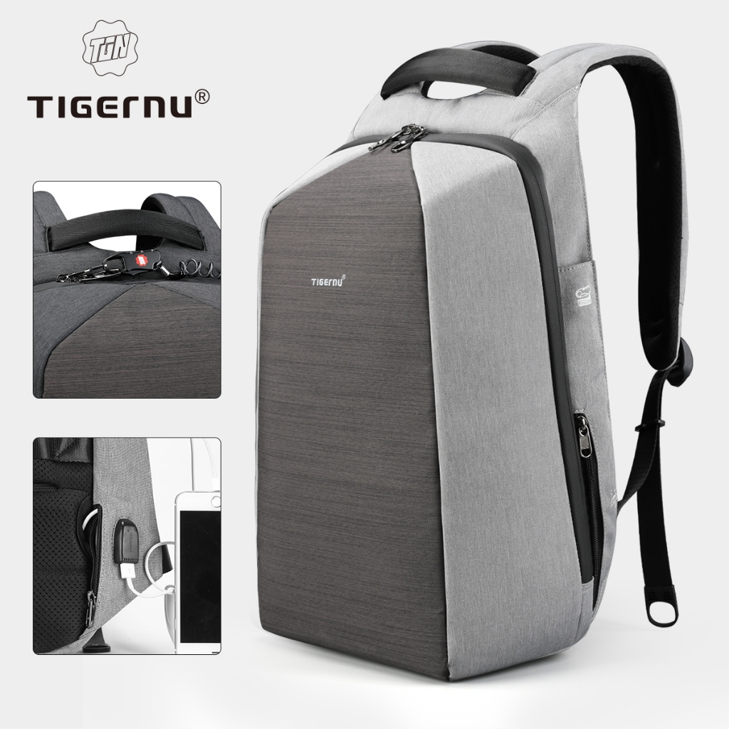 Tigernu Lifetime Warranty Men Backpack 14 15.6inch Laptop Backpack Male ...