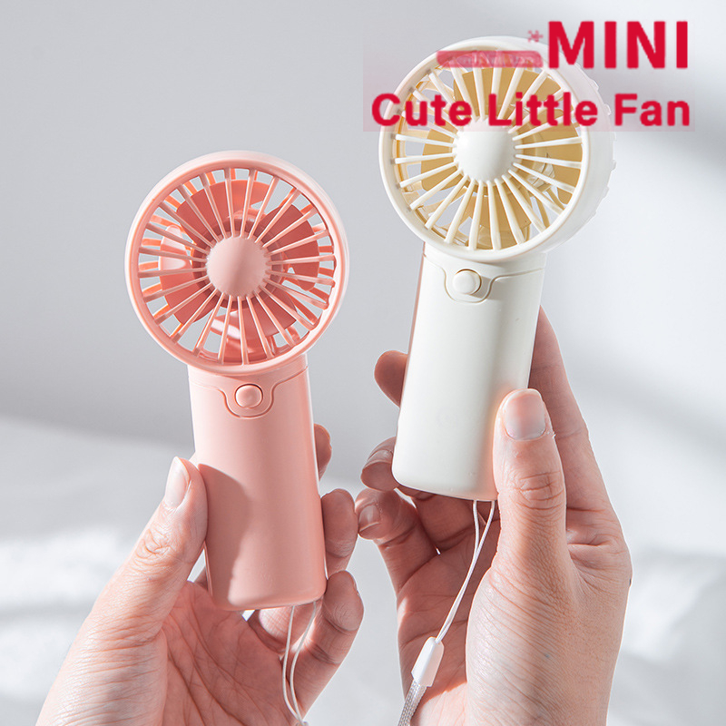 Mini Portable Fans Handheld USB Rechargeable Fan Air Cooler Outdoor ...