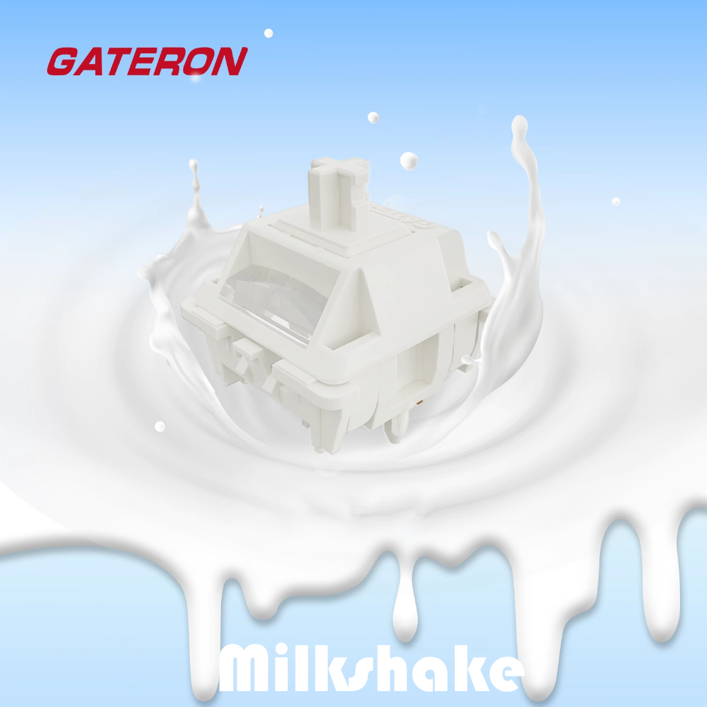 -LW- GATERON Milkshake Switch Linear Customized Mechanical Keyboard ...
