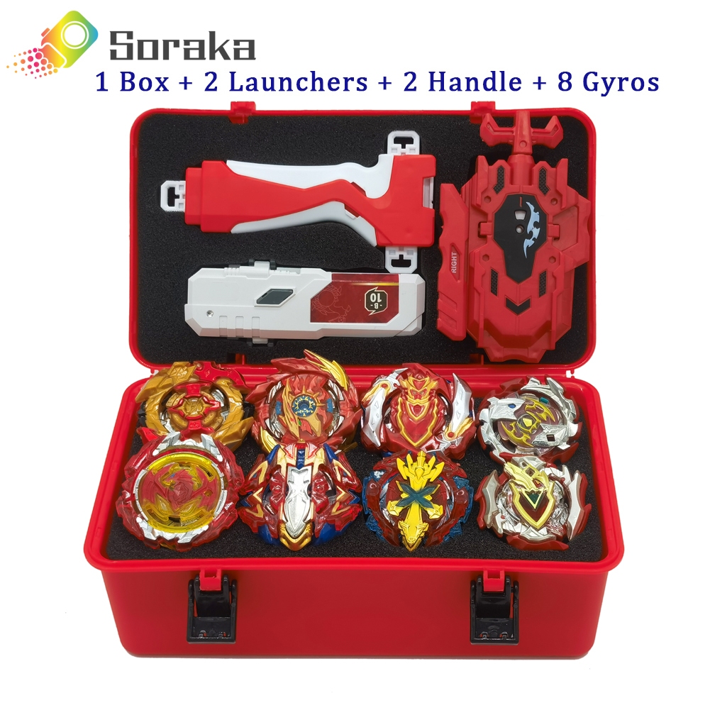 Beyblade Burst Toy Set With Light Handle Launcher Beybalde Kid's ...