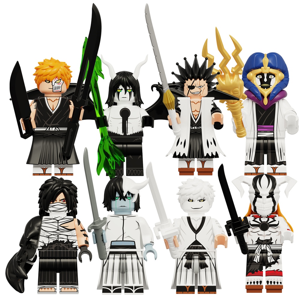 Bleach Zaraki Kenpachi Kurosaki Ichigo Zangetsu Ulquiorra Cartoon Anime ...