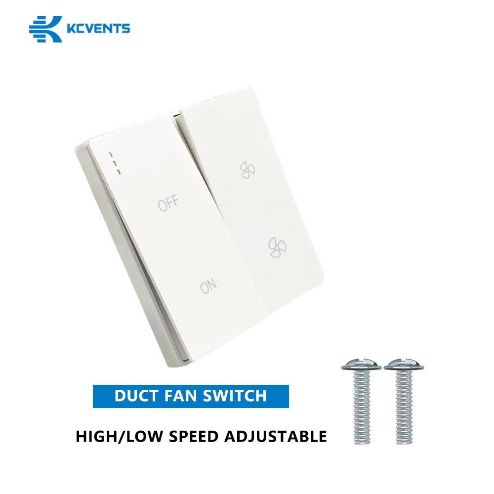 KCvents Fresh Air System Duct Fan Speed Control Switch High And Low Two ...