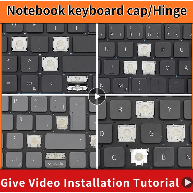 Replacement Keycap Key cap Hinge for Dell Inspiron 13 5310 5320 14 5410 ...