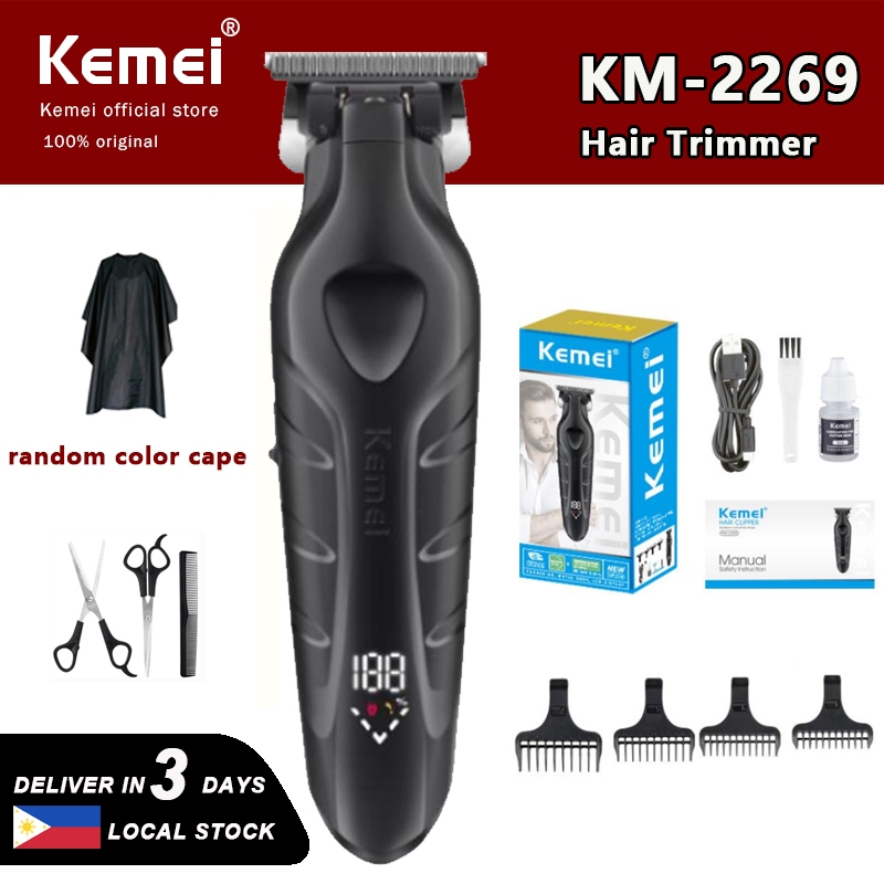 KEMEI km-2269 Hair Trimmer Salon Barber Shaver Rechargeable Clippers Hair Trimmer For Men Barber ...