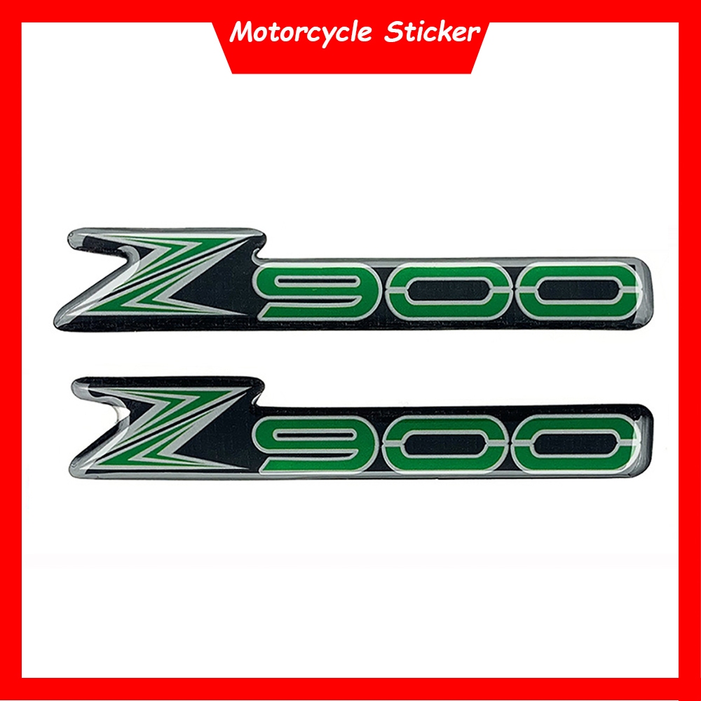 Motorcycle A Pair 3D Emblem Badge Decal Z900 Tank Wheel Sticker ...