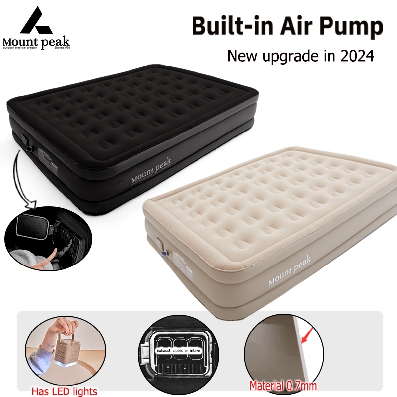 Mount peak , Single Double Air Bed, Air Mattress 5 Feet, with Built-in ...