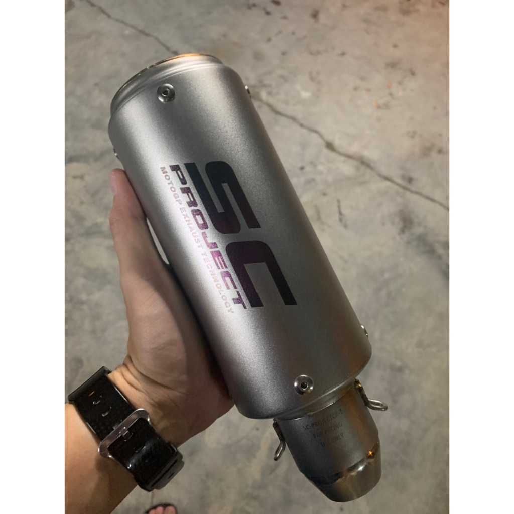 51mm 60mm Motorcycle Exhaust Pipe Muffler SC Project Exhaust Mufflers ...