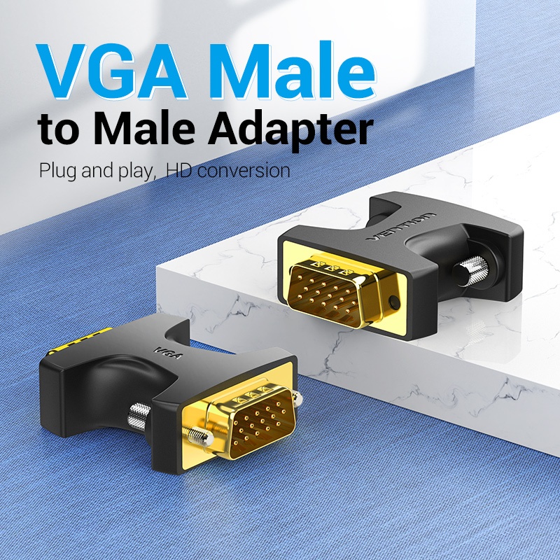 Ventilation Vga male to male connector cable adapter 1080P 60Hz for ...