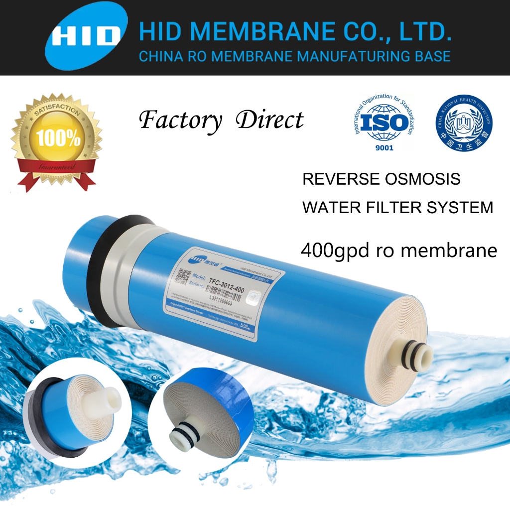 HID 400gpd RO Membrane 3012 400 GPD Reverse Osmosis Water Filter ...