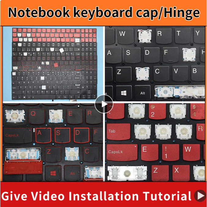 Replacement Keycap Key cap Hinge for Lenovo Legion Y520 Y520-15IKB R720 ...