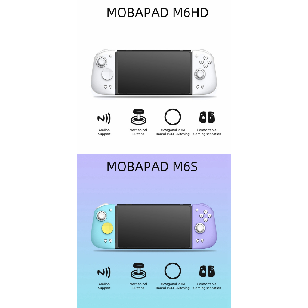 MOBAPAD M6 HD Controller for Nintendo Switch 2/Nintendo Switch OLED ...