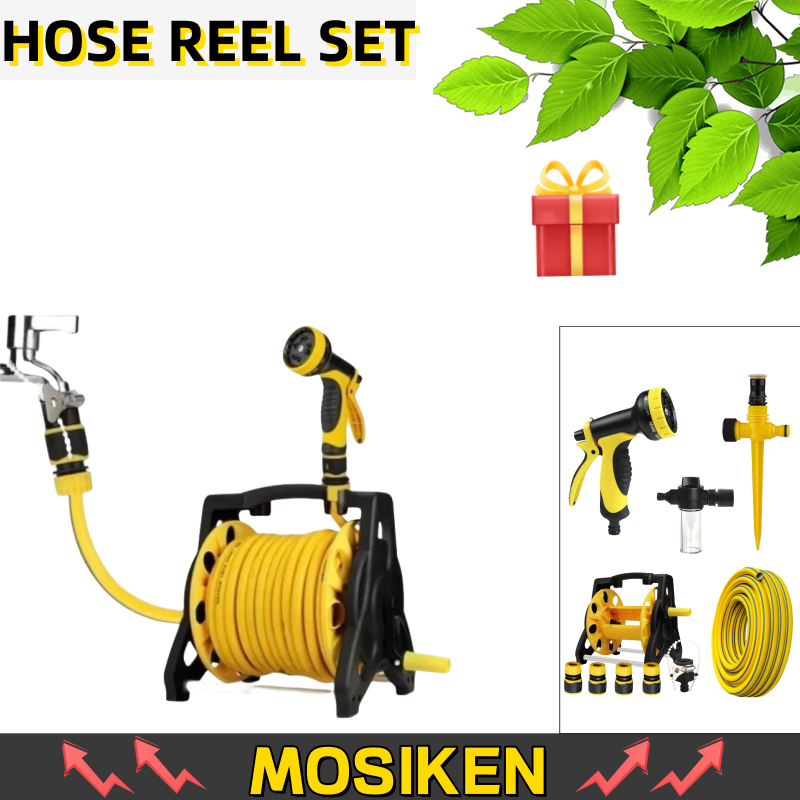 30M Hose Reel Set Car Wash Garden Hose Set Water Pipe Hose Home Set Car ...