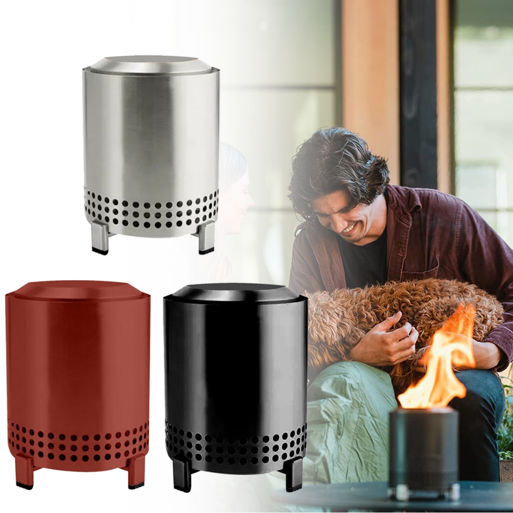 2024 New Portable Bonfire Iron Burner Heater Mini Fire Wood Stove ...