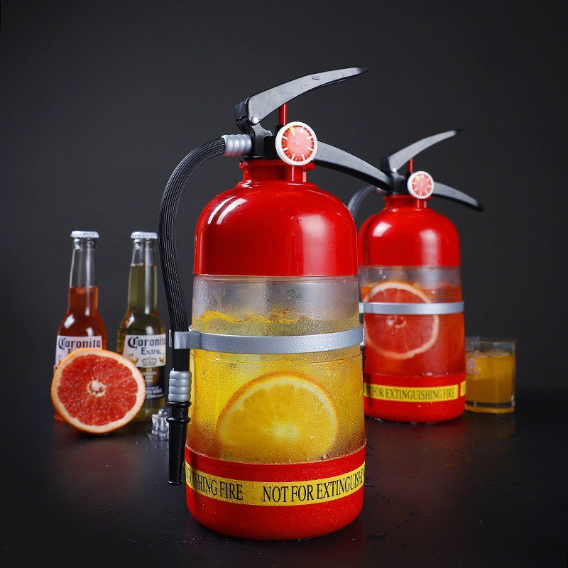 Fire Extinguisher Design Bottle Beverage Barrel Milk Tea Cup Bottle ...
