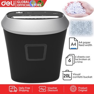 Deli Automatic Cutting Paper Shredder 12L 15L 20L Portable A4 Shredder ...