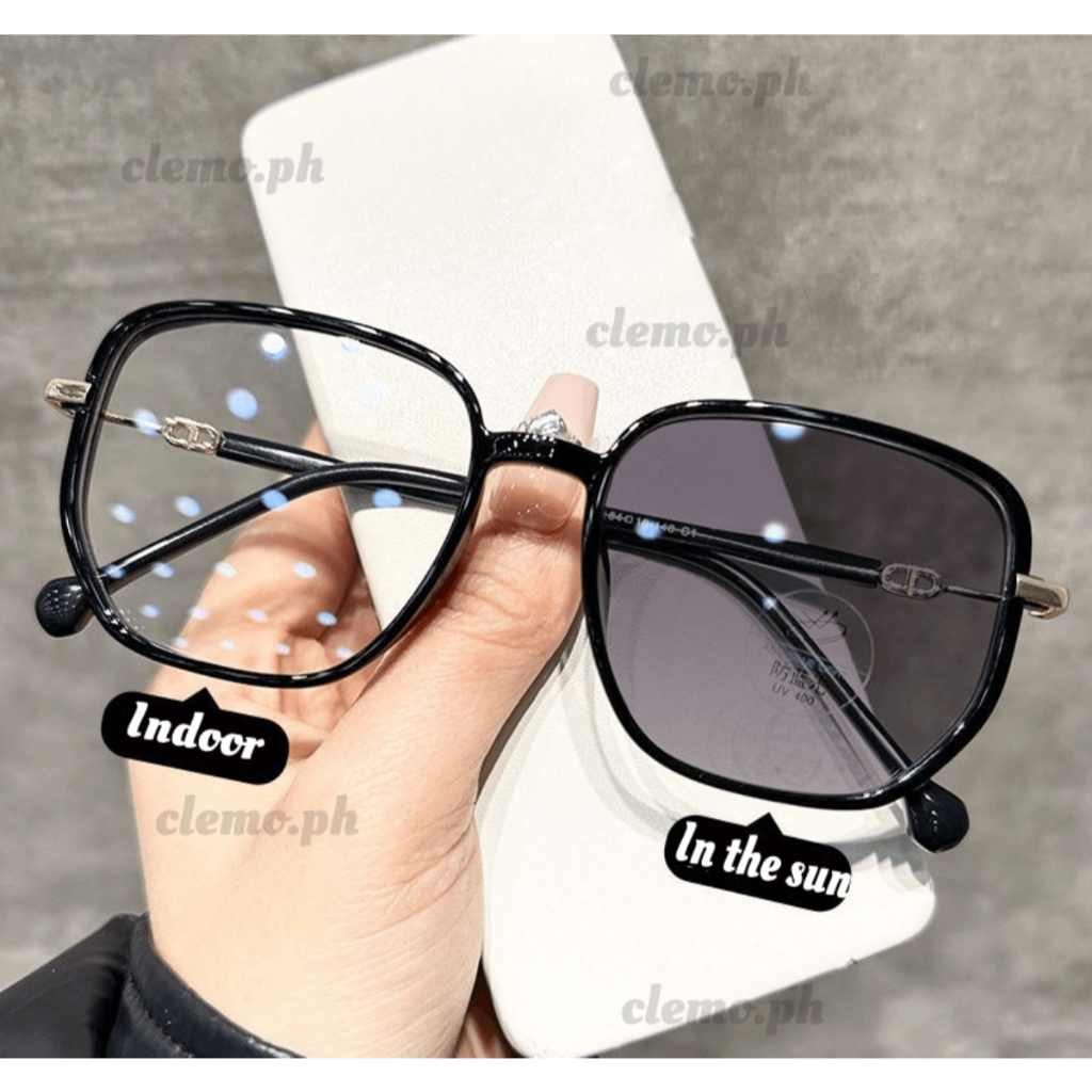 Photochromic Anti Radiation Eyeglass For Woman Replaceable Lens Ultra ...