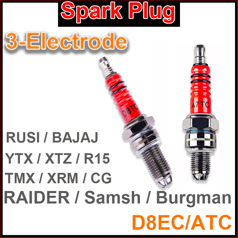 Motorcycles spark plug c7hsa d8ea bp7hs cb8e RUSI/TMX/BAJAJ/XRM/MIO ...