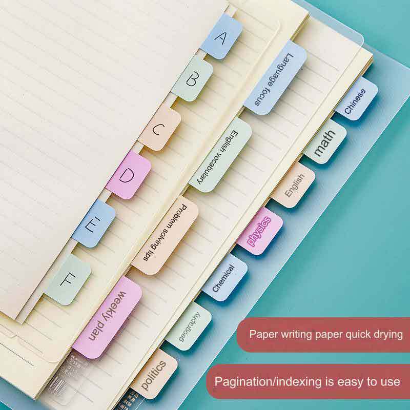 Index Sticker Label Student Marking Note Sticker Transparent Writable ...