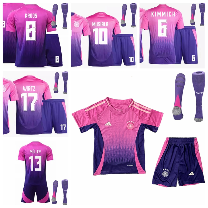 2024-25 Germany Away UEFA European Football Championship Jersey Kits ...