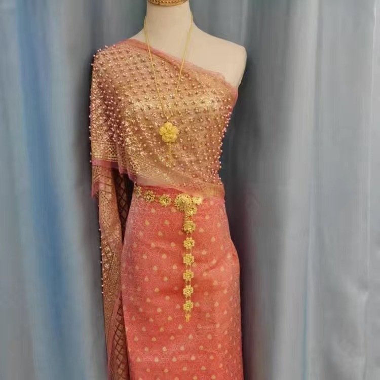 2024 Women Thai Dai Tai national Dress costume Xishuangbanna wrapped ...