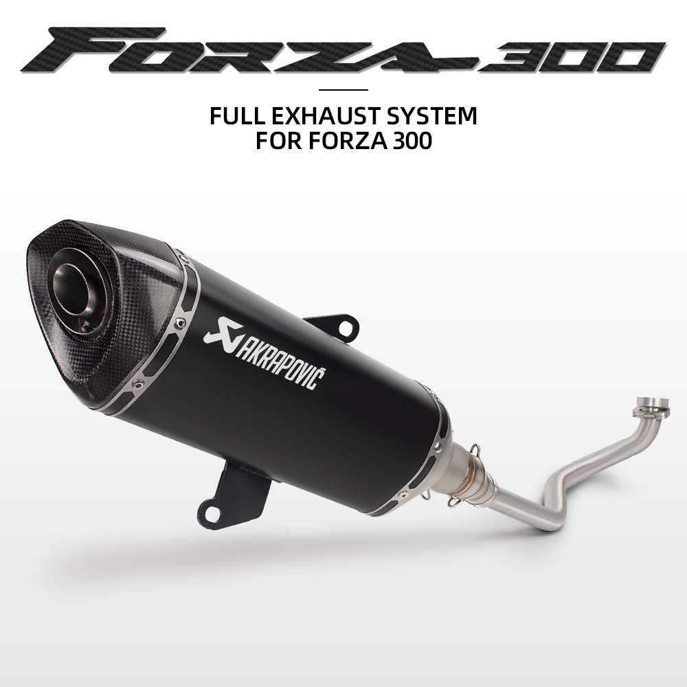 PR2 Akrapovic Slip on For HONDA Forza300 Forza 300 Forza250 2018-2020 ...