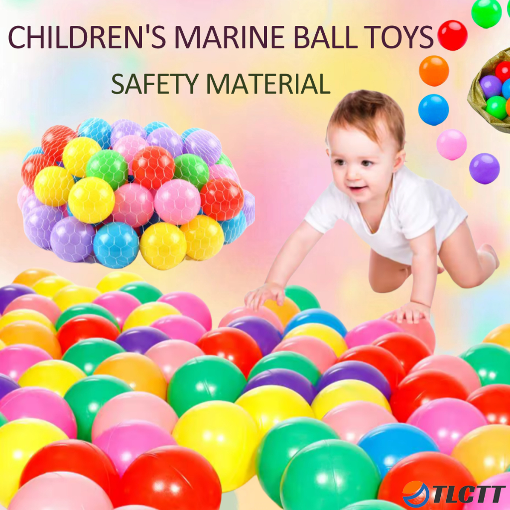 Kids Colorful Plastic Thickened Wave Children Park Indoor Outdoor Ball ...