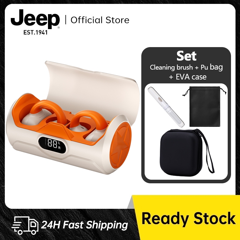 Jeep Set Sport Bluetooth 5.4 Wireless Earbuds Bone Conduction Headset ...
