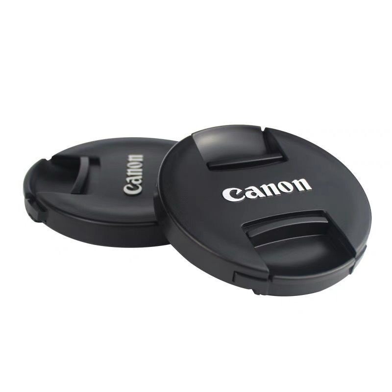 Front Lens Cap for Canon Lenses Center-Pinch Snap-on Lens Filter Cover 49mm 52mm 55mm 58mm 62mm ...