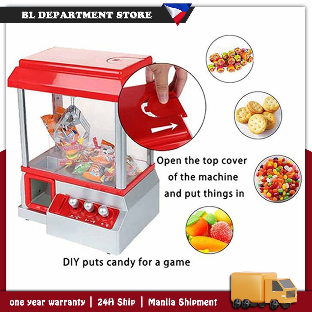 【COD】 Kids gift Claw Machine Mini Auto Claw Machine Toy Claw Game ...
