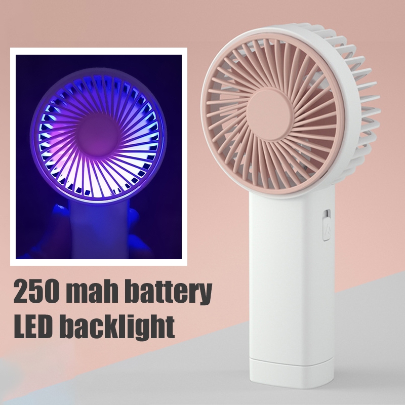 GOOJODOQ Fan 4000 mAh Turbo Mini Fan Rechargeable Handheld Portable ...