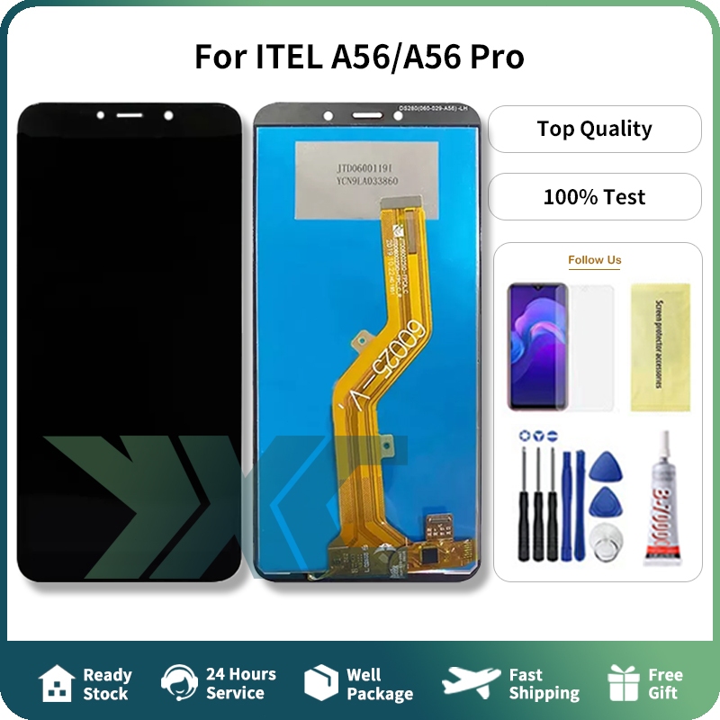 For Itel A56 A56 Pro LCD Screen Assembly Replacement Ultra Clear LCD ...