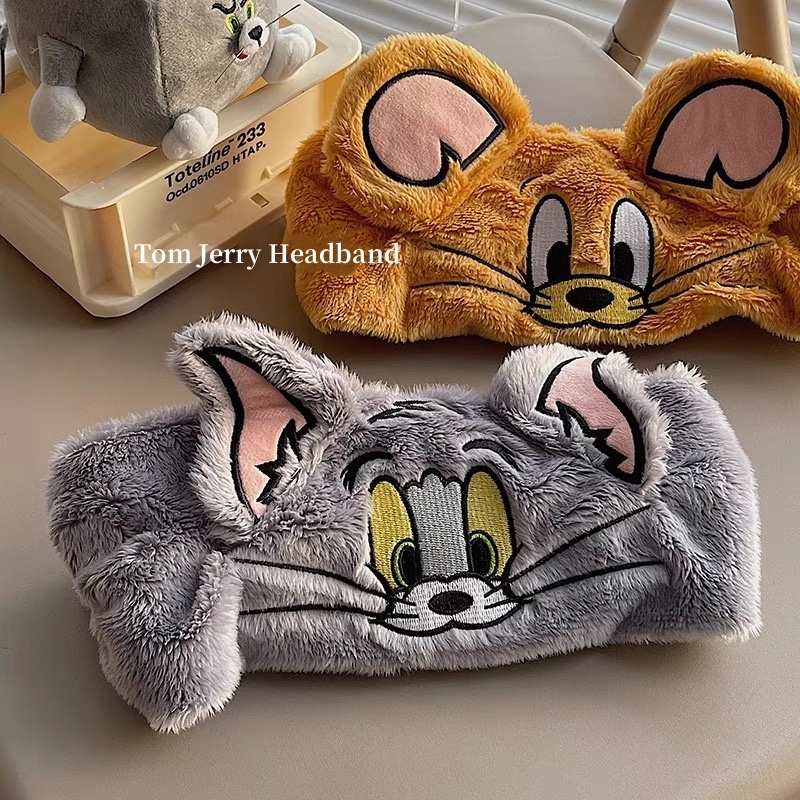 NEW Tom and Jerry's headbands, cute cartoon headbands, facial makeup ...