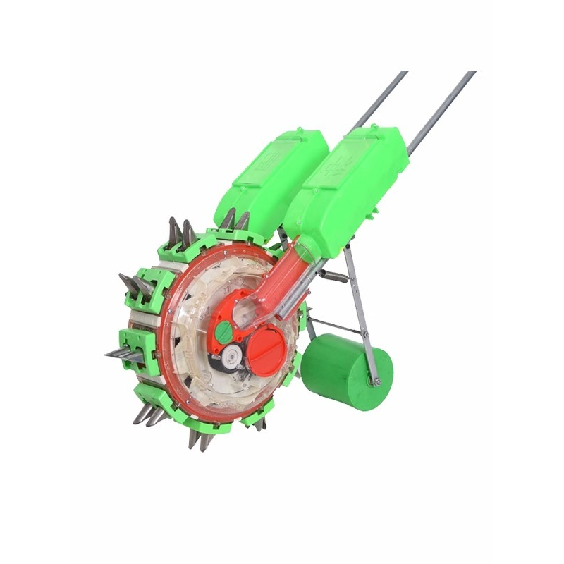 Hand pushed wheel rolling corn, peanut, soybean, and soybean angle ...