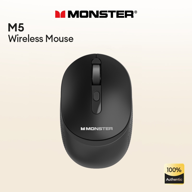 Monster M5 Wireless Mouse Long life Compact Portable Frosted Material ...